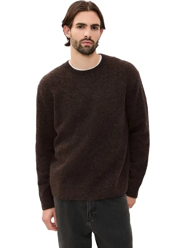 WAX LONDON Wilde Crewneck Sweater - Brown
