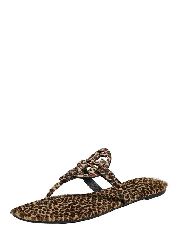 Tory Burch Miller Leopard Print Sandals - Leopard Multi