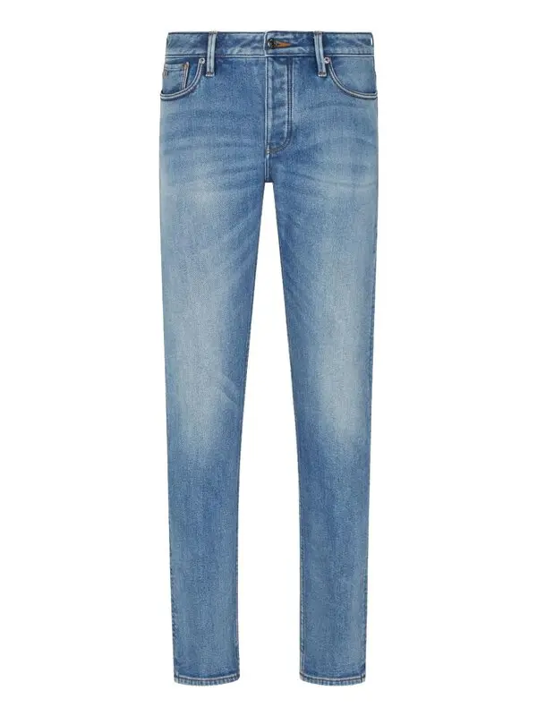 Emporio Armani Denim Cotton Jeans - Blue