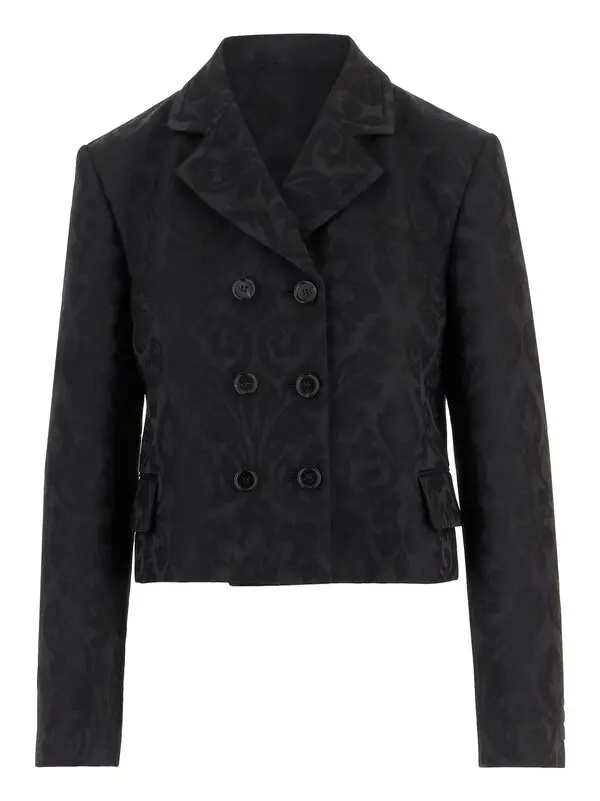 Chloé Double-breasted Wool-blend Jacket - Black