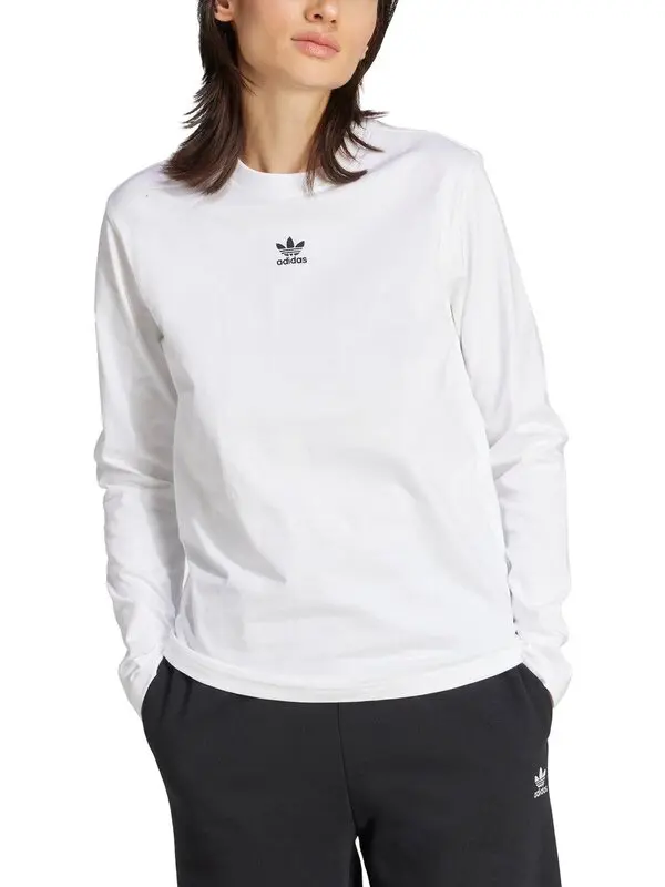 Adidas Originals By Alexander Wang Essentials Long-sleeved T-shirt - White