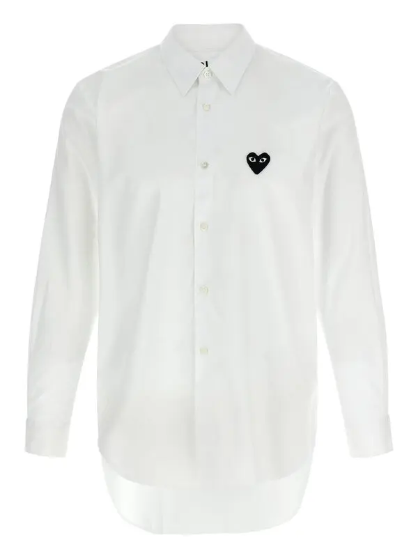 Play Comme Des Garcon Black Heart Shirt - White