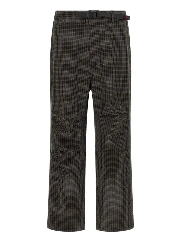 Gramicci Northside Plaid Pants - Brown