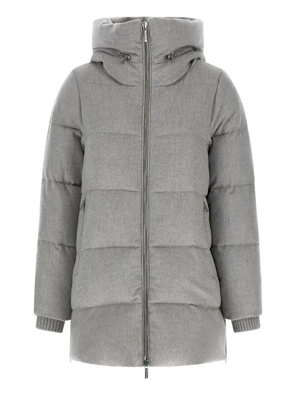 MOORER Carinzia Baby Cashmere Down Jacket - Gray