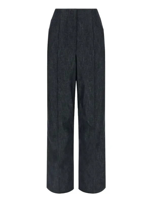 Fendi Wide Leg Trousers - Clear Blue