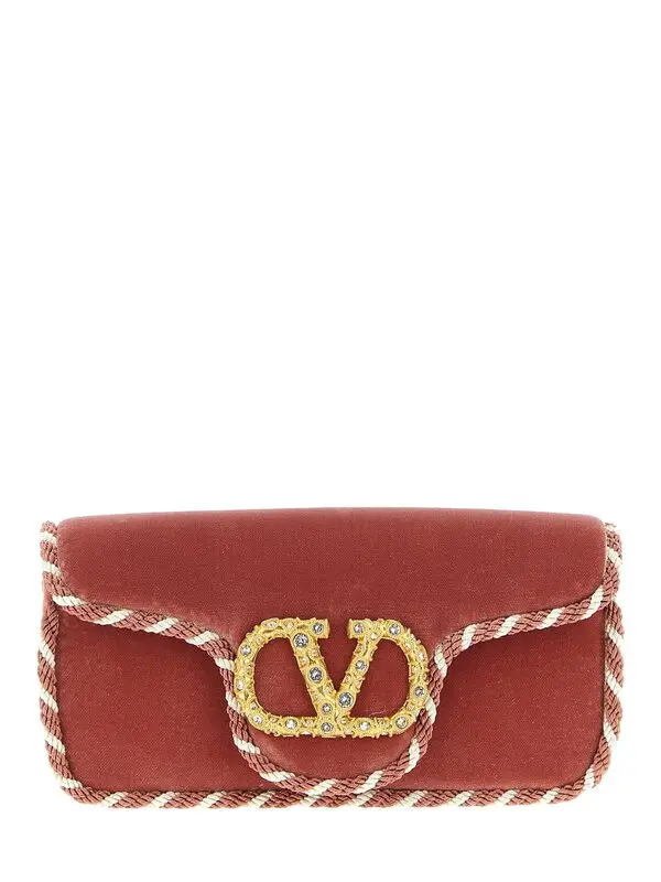 Valentino Garavani Locò Clutch Bag - Pink