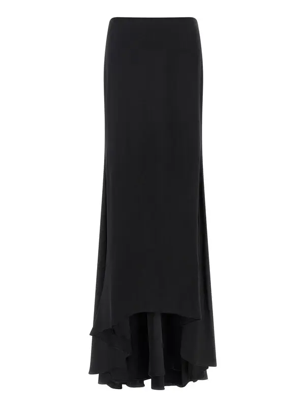 ARMARIUM Rima Asymmetrical Mermaid Skirt - Black