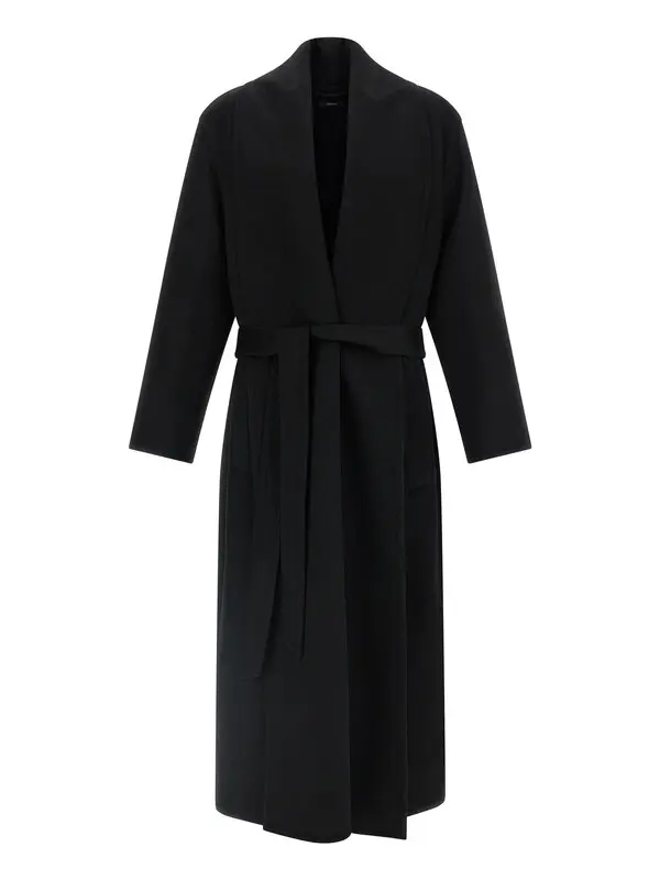 TOM FORD Cashmere Wool Robe Coat - Black