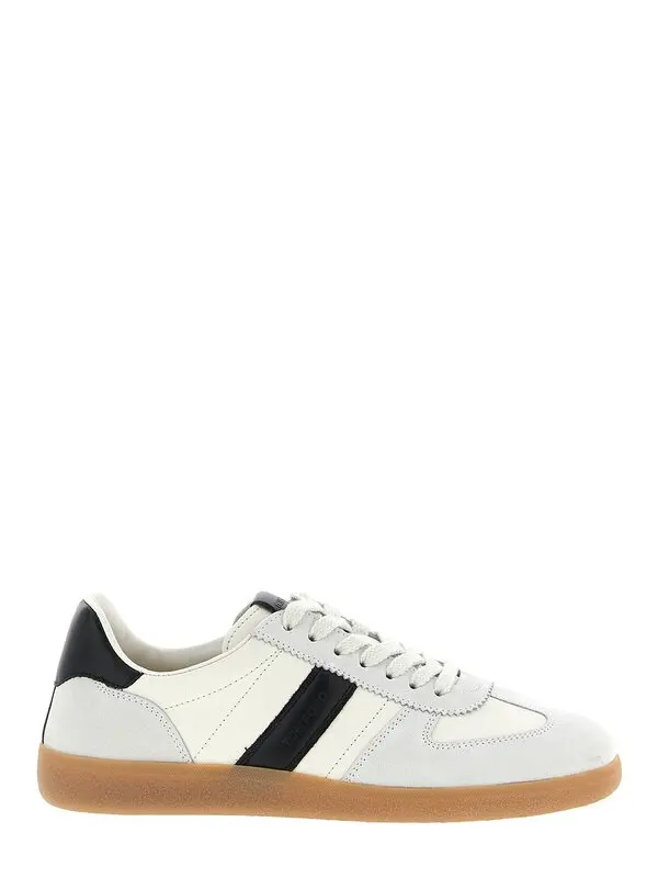 TOM FORD Terence Suede Sneakers - White/black
