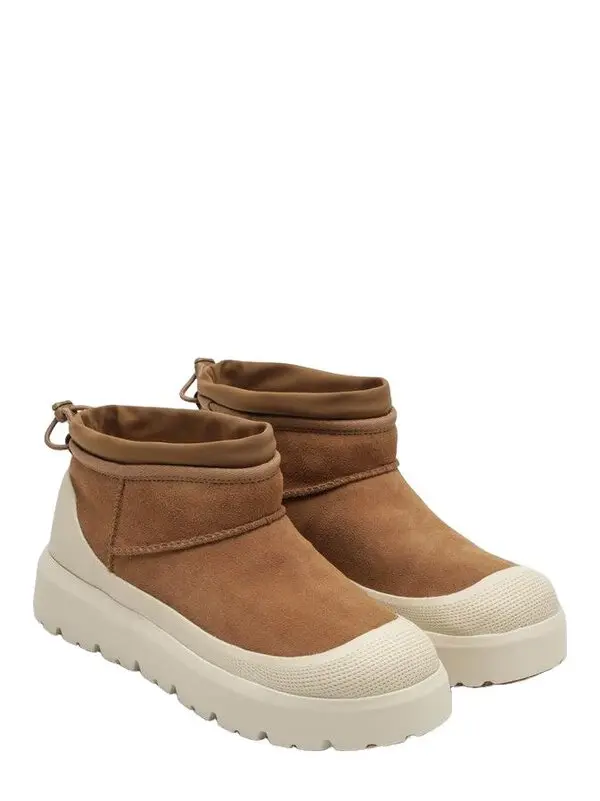 UGG Classic Ultra Mini Weather Hybrid Boots - Brown
