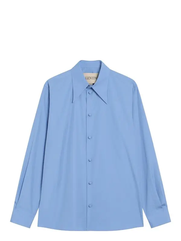 Valentino Garavani Cotton Shirt - Light Blue