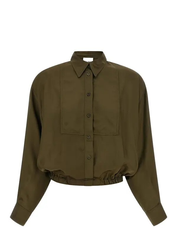 NUDE Plastron Shirt - Green