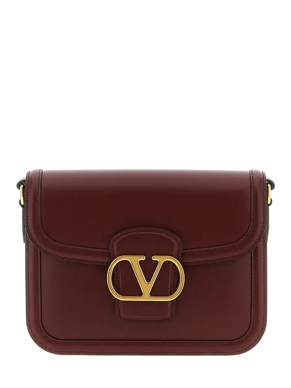 Valentino Garavani 9 To 5 Small Shoulder Bag - Bordeaux