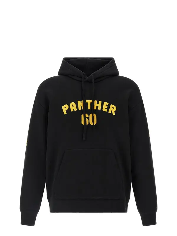 Valentino Garavani Brushed Cotton Hoodie With Embroidery - Black