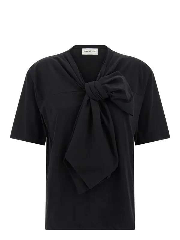 Dries Van Noten Hebitta T-shirt - Black