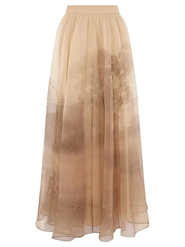 Zimmermann Silk Maxi Dress - Beige