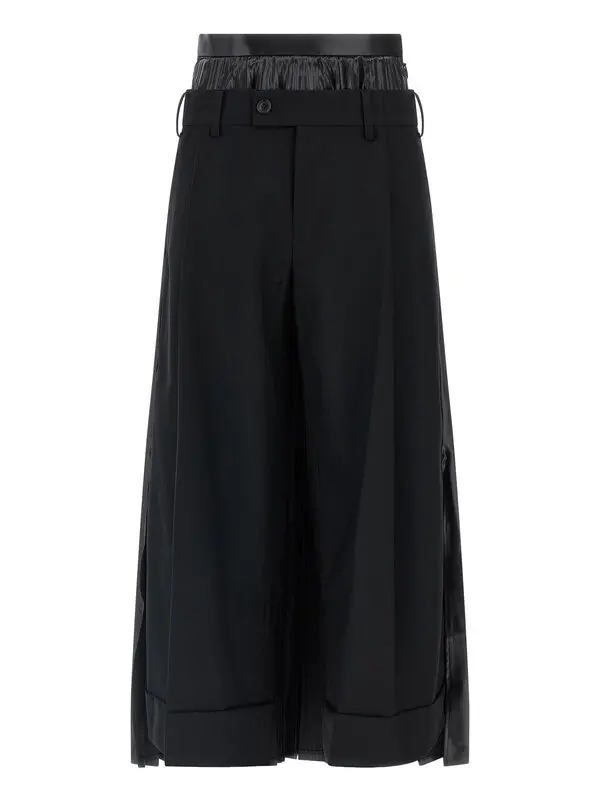 Junya Watanabe Double Layer Trousers - Black
