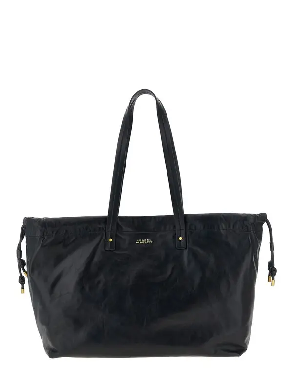 Isabel Marant Silven E/w Shopping Bag - Black