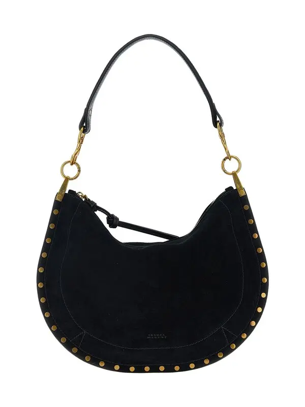 Isabel Marant Oskan Soft Zip Handbag - Black