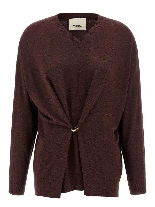 Isabel Marant Chiraz Sweater - Bordeaux