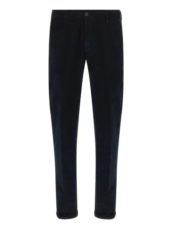 Incotex Velvet Trousers - Blue