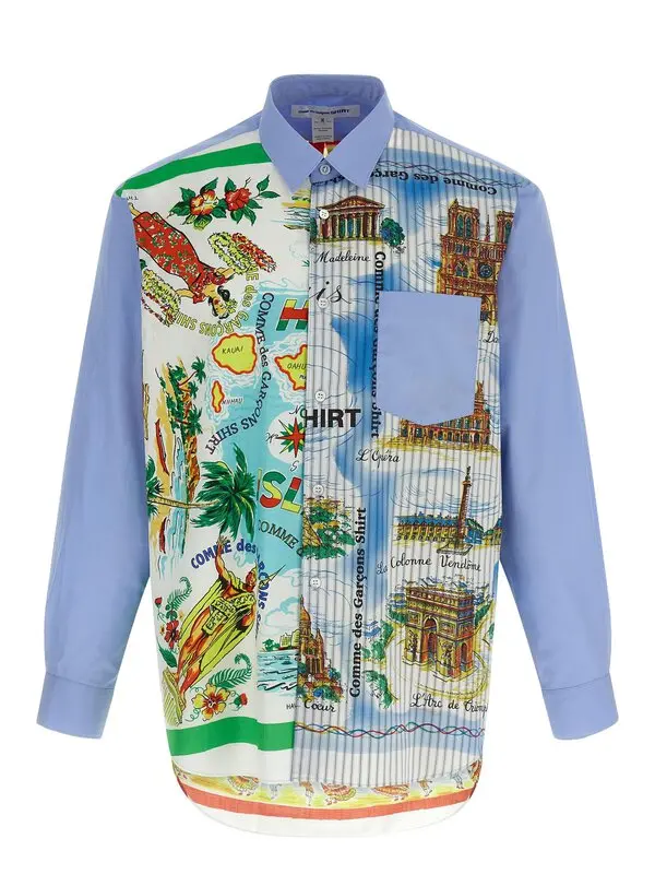 Comme Des Garçons Printed Shirt - Multicolor