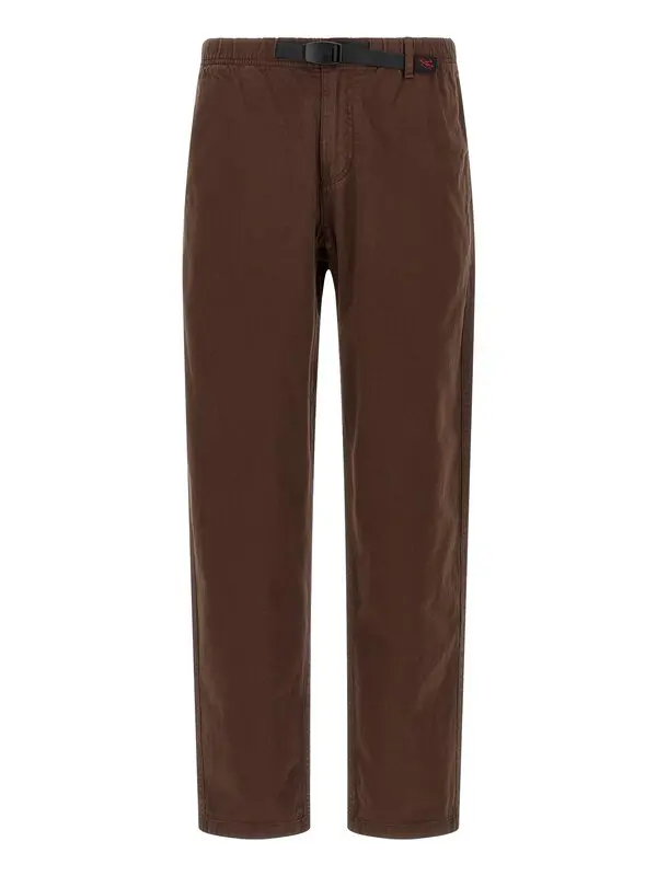 Gramicci Relaxed Fit Twill Trousers - Brown