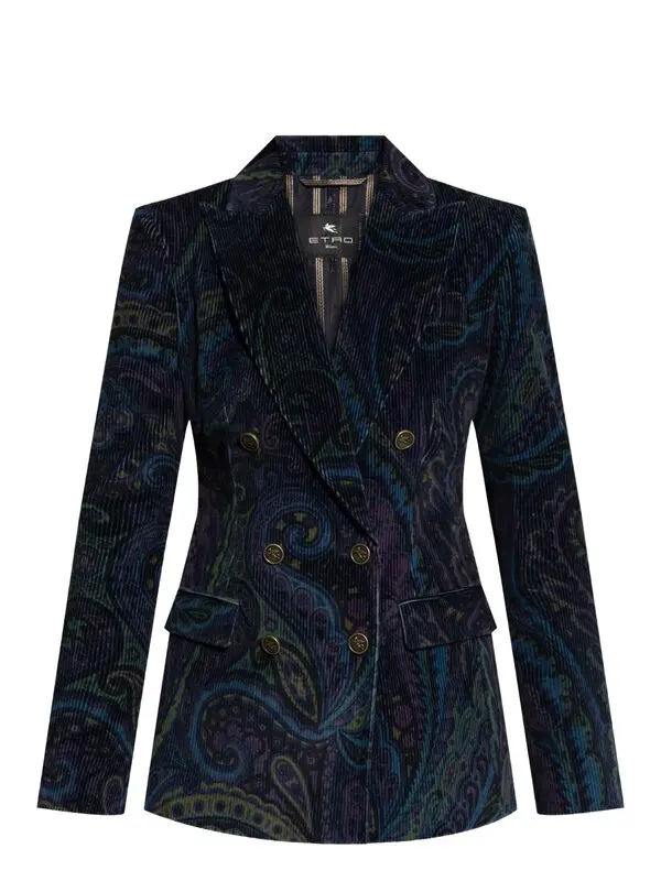 Etro Jacket Wrca001099saee3x0887 - Blue