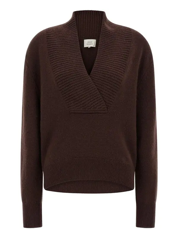 Loulou De Saison Makela Cashmere Sweater - Brown