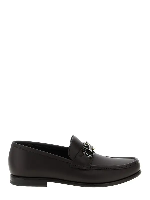 FERRAGAMO Avril Loafers - Brown