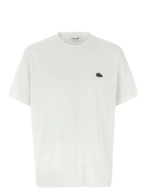 Lacoste Logo Patch T-shirt - White