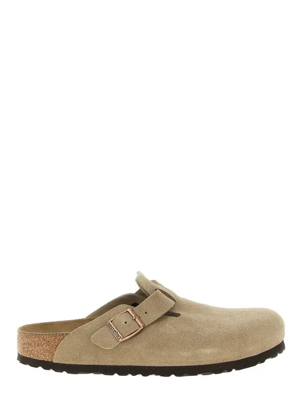 BIRKENSTOCK Boston Sabots - Beige