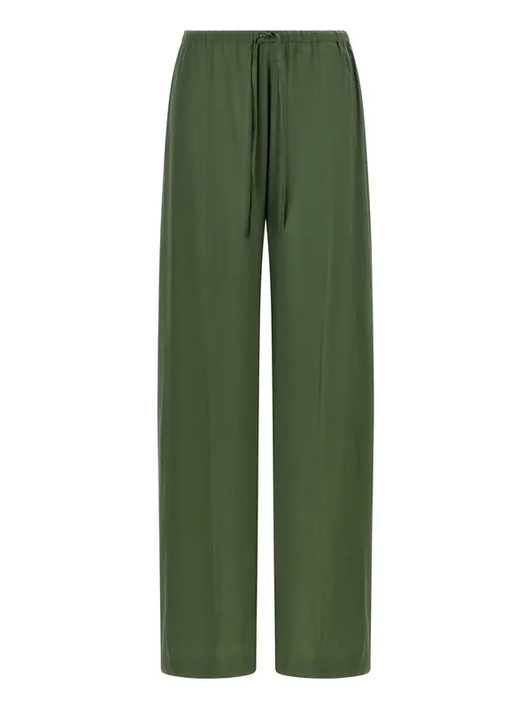 Dries Van Noten Puvis Silk Pants - Green