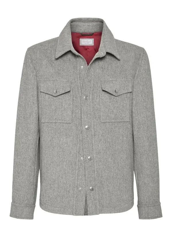 Brunello Cucinelli Cashmere Jacket - Grey