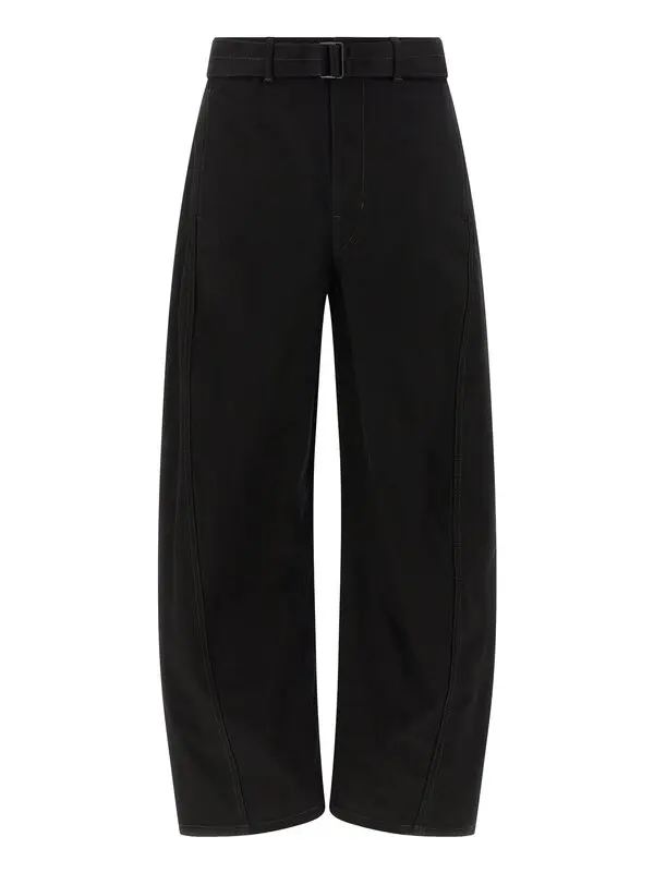 LEMAIRE Twisted Belted Jeans - Black