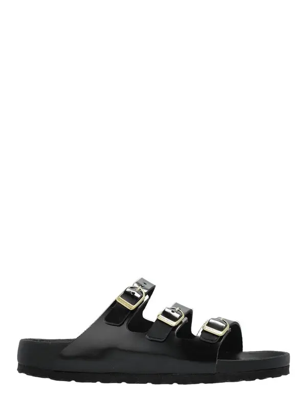 BIRKENSTOCK Florida Patent Leather Sandals - Black