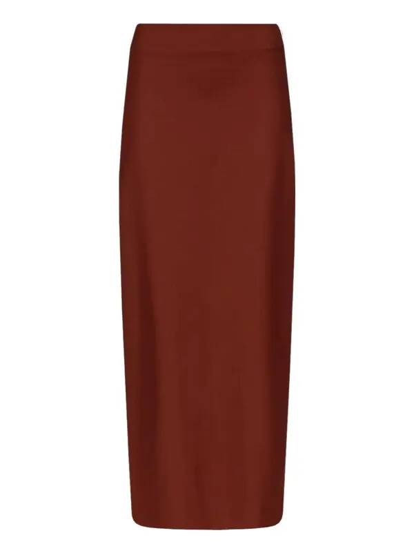 Loulou De Saison Samos Lds Pencil Skirt - Burgundy
