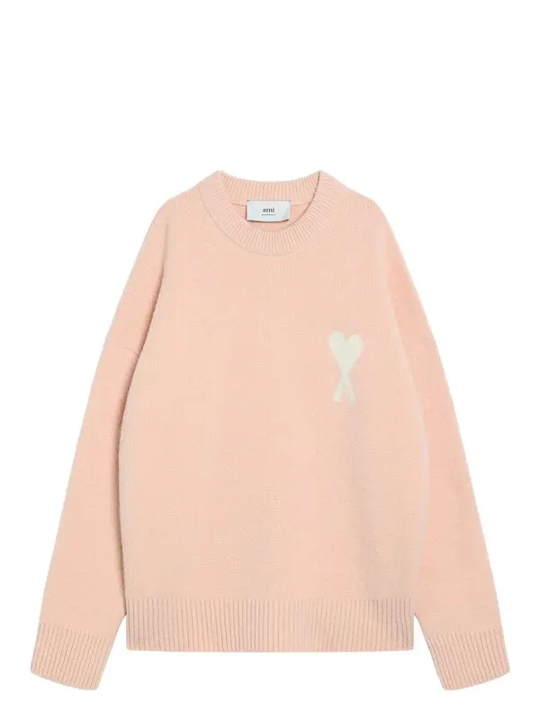 Ami De Coeur Wool-blend Sweater - Beige