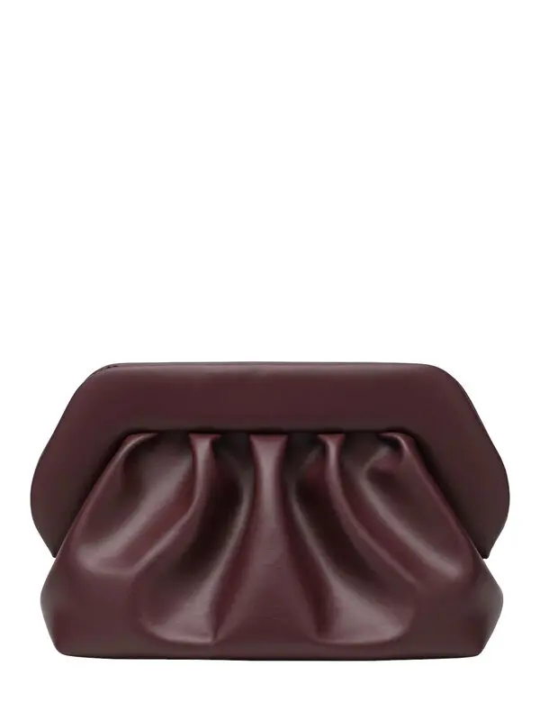 THEMOIRE Medium Bios Clutch - Burgundy