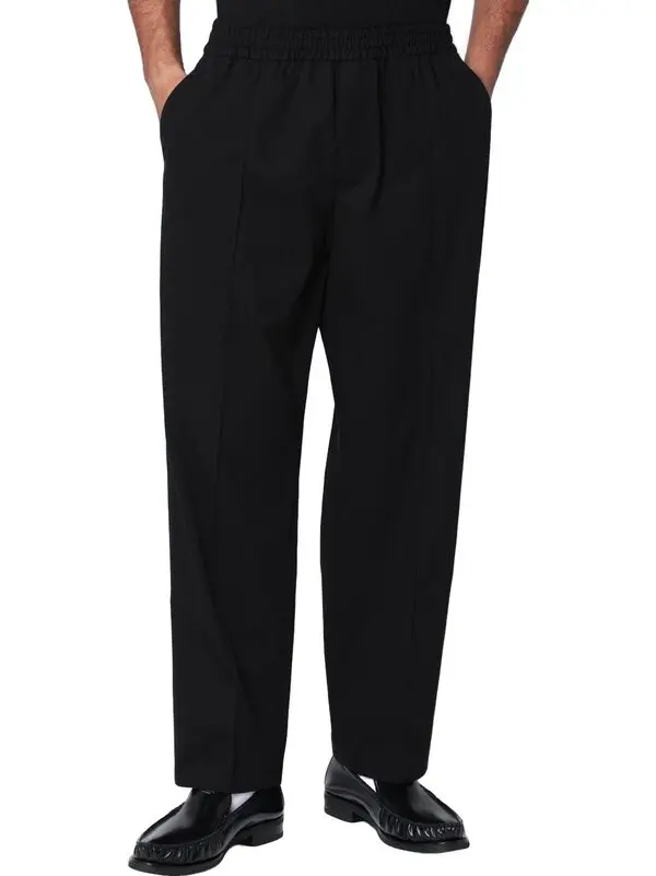 Maison Kitsuné Cotton Trousers - Black