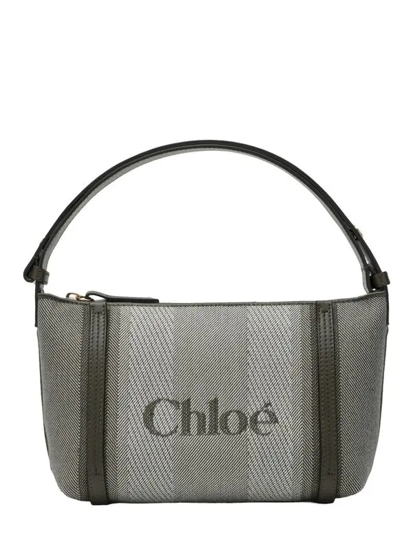 Chloé Striped Carry Tote Bag - Blue