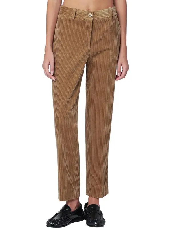 P.a.r.o.s.h Corduroy Trousers - Beige
