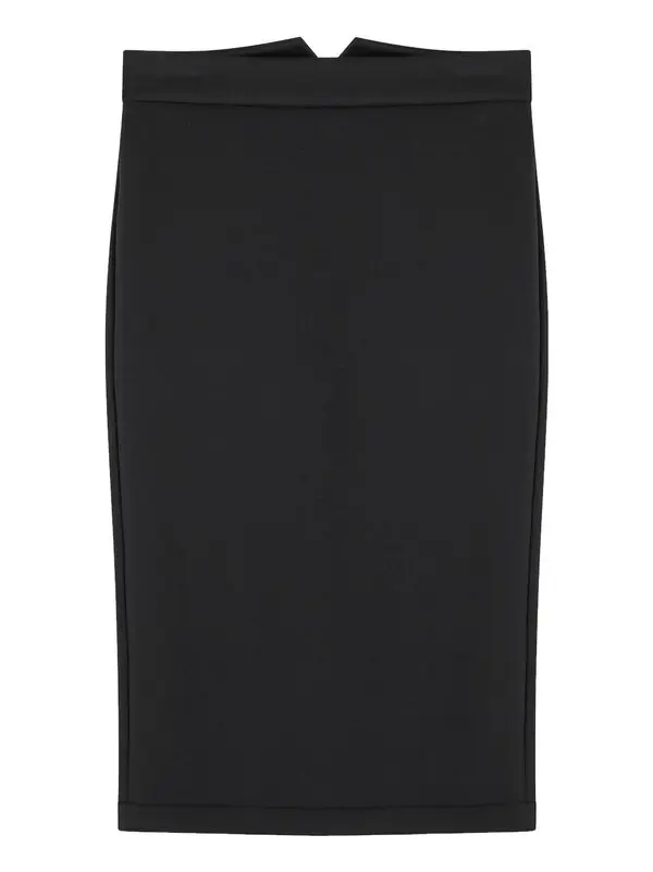 MONCLER X EDWARD ENNINFUL Pencil Skirt - Black
