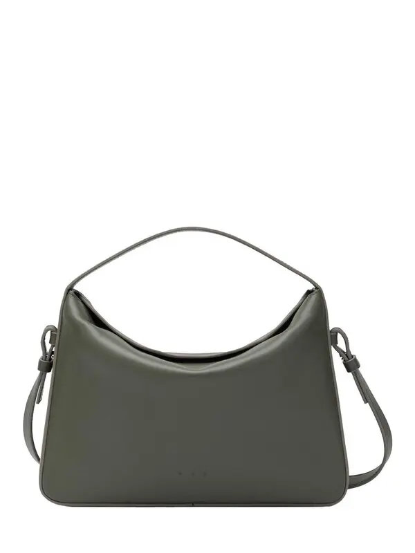 AESTHER EKME Soft Baguette Bag In Leather - Green