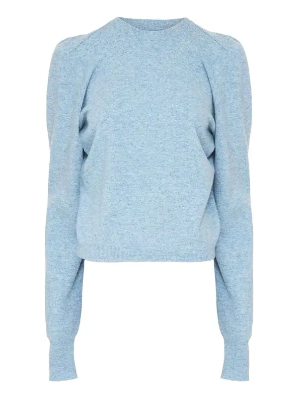 MAISON MARGIELA Wool Crewneck Sweater - Clear Blue