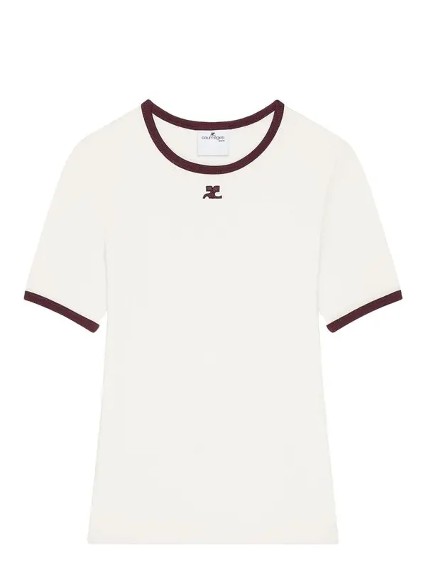 COURREGES Logo T-shirt - White