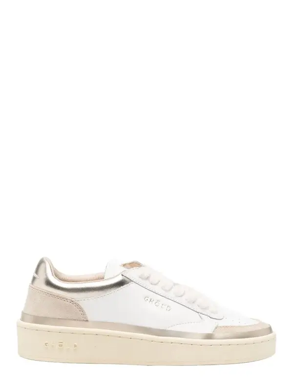 GHOUD VENICE Pads Low Leather Sneakers - White
