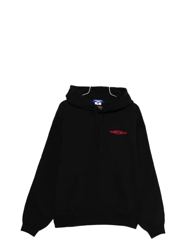 Junya Watanabe Logo Cotton Hoodie - Black