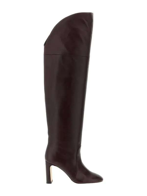 STUART WEITZMAN Babette Over-the-knee Tubo Boots - Bordeaux