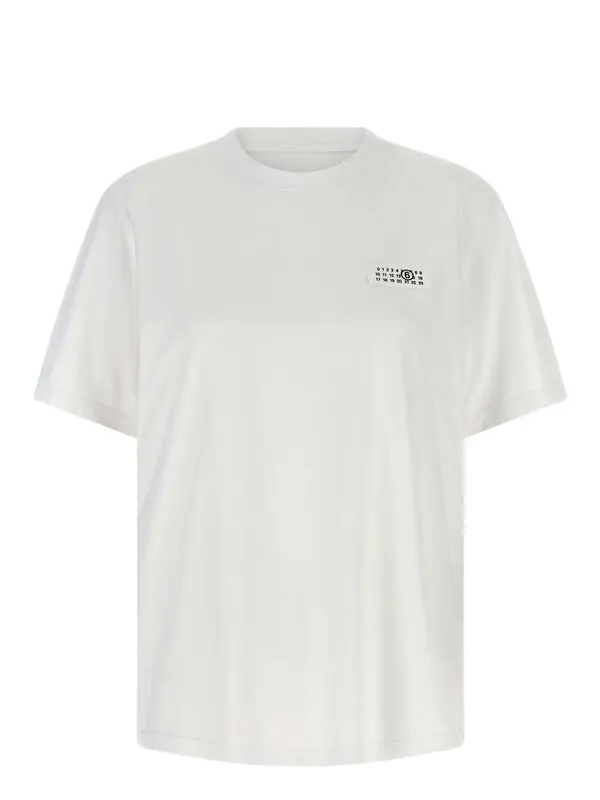 MAISON MARGIELA Logo Cotton T-shirt - White